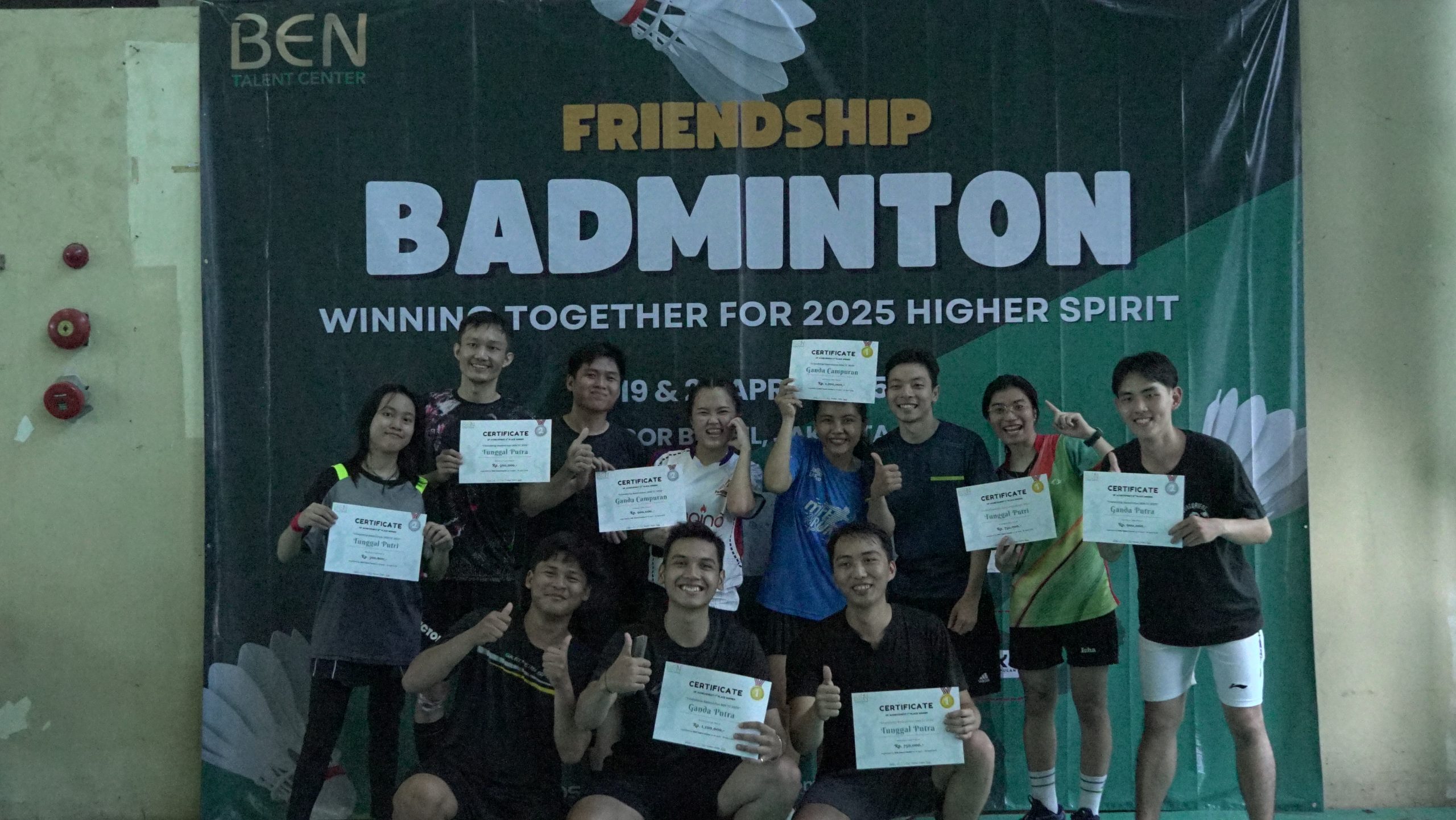 BEN TALENT’S DAY 2025 Friendship Badminton: BEN Talent Center ...